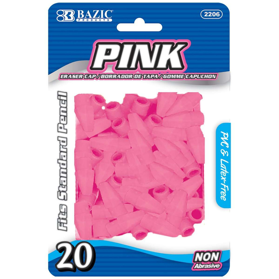 Neon Eraser Cap (20/Pack) 24 Pack | Geyer Instructional Products