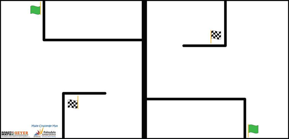 Robotics Challenge Mat -- "Water", FLL Size | Geyer Instructional Products