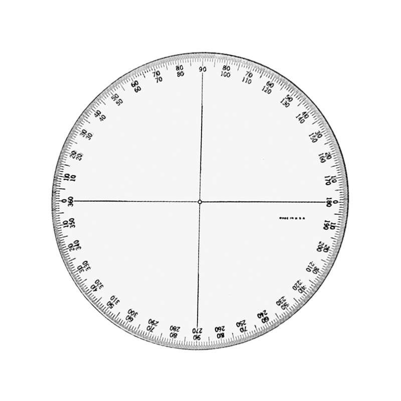6" Flexible Protractor - Clear Box of 30 | Geyer Instructional Products