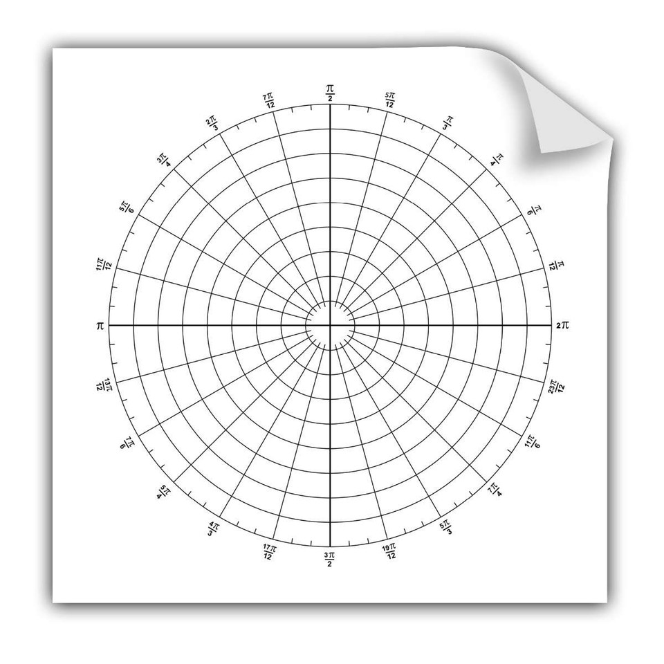 Static Cling Grid - Unit Circle | Geyer Instructional Products