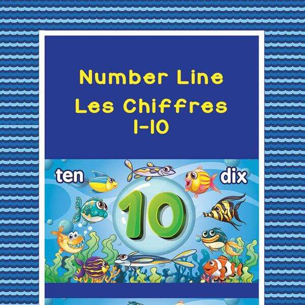 Fishy Number Line Floor Graphic | Geyer Instructional Products