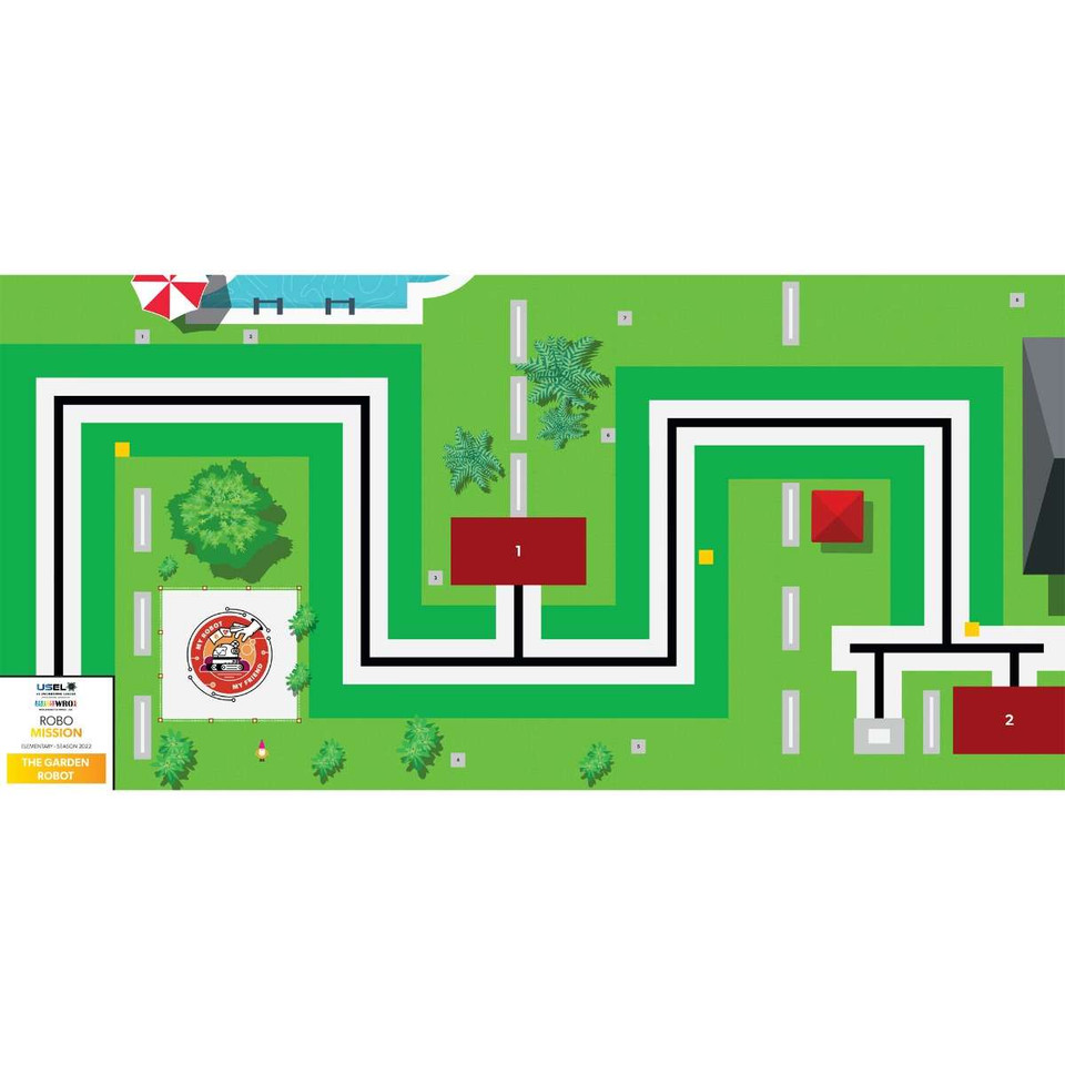 WRO 2022 Senior Regular Competition Mat, My Robot My Friend | Geyer ...