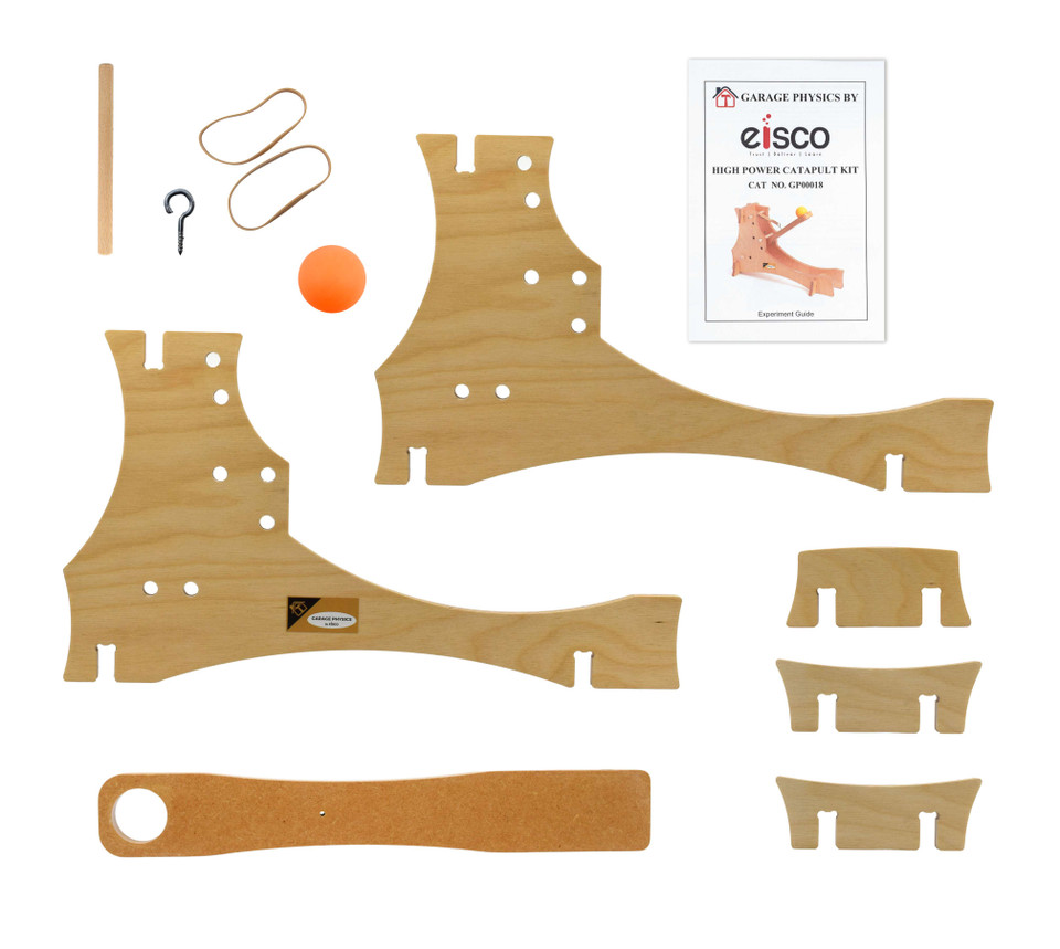 Build Your Own Catapult Kit - STEM Learning - Garage Physics by Eisco ...