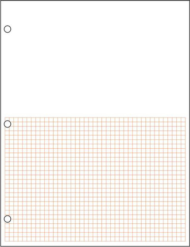 Metric Half Sheet Graph Paper, 1/2 cm - Red - 500 Sheet Ream | Geyer ...