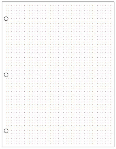 Metric Dot Graph Paper, 1/2 cm - Red - 500 Sheet Ream | Geyer ...