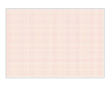 17" x 22" Graph Paper, 1/4" SQ. - Red - 25 Sheets | Geyer Instructional ...