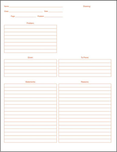 Geometric Proof Paper | Geyer Instructional Products