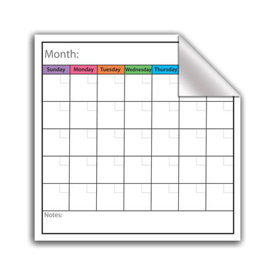 Repositionable, Low-Tac Peel & Stick - Calendar | Geyer Instructional ...
