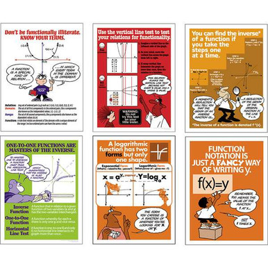 Relate to the Functions Posters - 19" x 25" - Set of 6 | Geyer ...