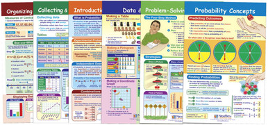 Data, Graphs and Probability Bulletin Board Chart Set, Set of 6 | Geyer ...