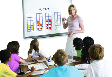 Sensational Math 4-Value Jumbo Magnetic Place Value Demonstration Discs ...