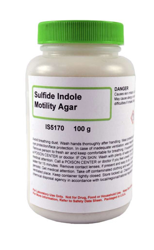 Sim (Sulfide-Indole-Motility) Medium 100G, 30G/L | Geyer Instructional Products