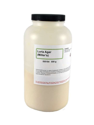 Aldon Chemical: Luria Agar (Miller's) 500G, 40 G/L | Geyer ...