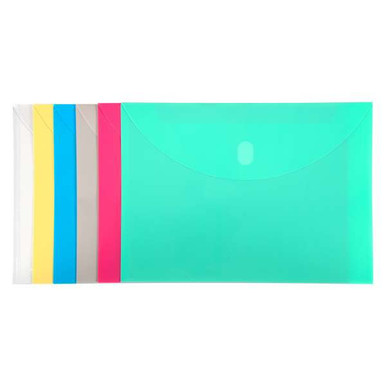 Poly XL Reusable Envelope, Ltr Size, Side Load (Color May Vary) (Set of ...