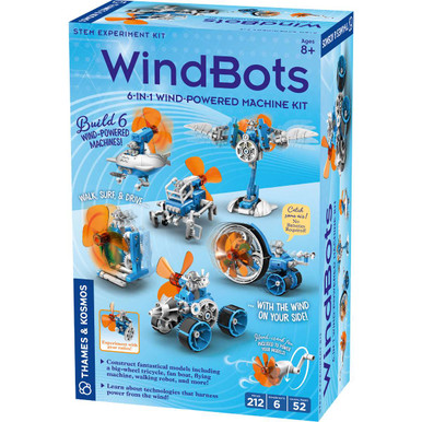 WindBots: 6-in-1 Wind-Powered Machine Kit | Geyer Instructional Products