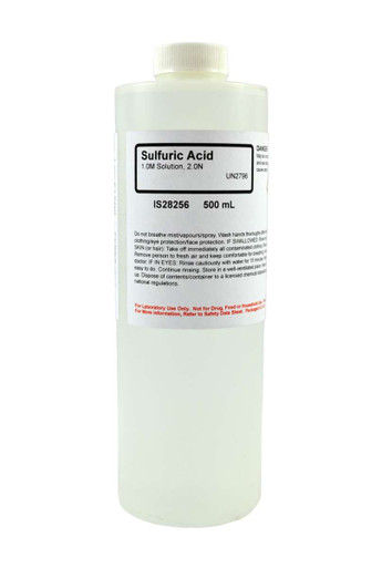 Aldon Chemicals: Sulfuric Acid Solution 1.0M 500ML SS1125-500ML | Geyer ...