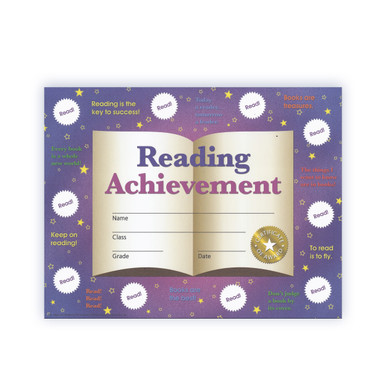 Reading Achievement Certificates/Reward Seals | Geyer Instructional ...