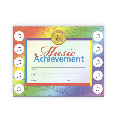 Music Achievement Certificates/Reward Seals | Geyer Instructional Products