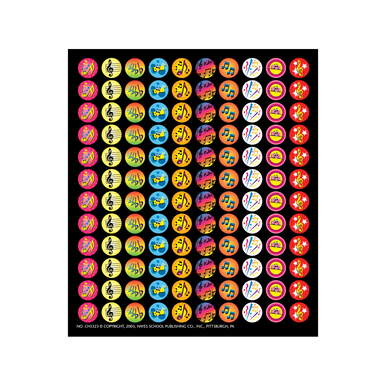 Music Symbols Reward Stickers, 720-Pack for Student Recognition | Geyer ...