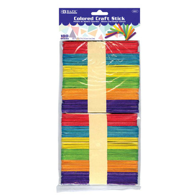 Colored Craft Stick (100/Pack) 24 Packs | Geyer Instructional Products