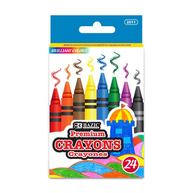 24 Color Premium Crayons 24 Packs | Geyer Instructional Products