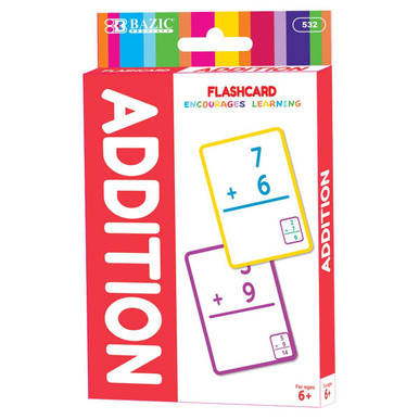 Addition Flash Cards (36/Pack) 24 Pack | Geyer Instructional Products