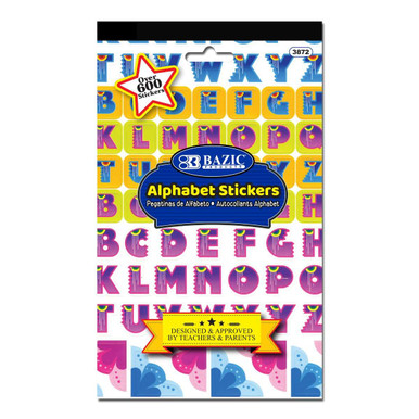 Alphabet Sticker Book 24 Pack | Geyer Instructional Products