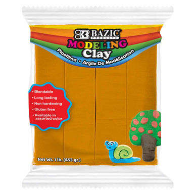 1 lb Orange Modeling Clay 24 Pack | Geyer Instructional Products