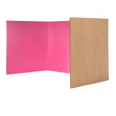 18" x 48" Pink Project Boards - Set of 24 for Displays & Presentations ...