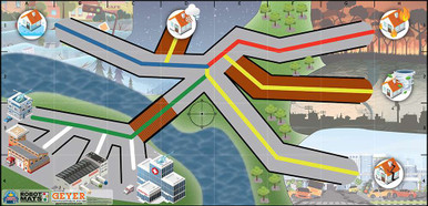 Natural Disaster Robotics Challenge Mat, 44.75" x 92.75" | Geyer ...