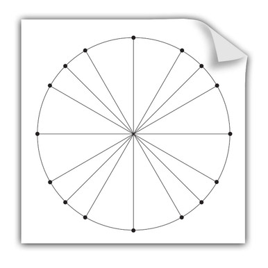 Static Cling Grid - Unit Circle | Geyer Instructional Products