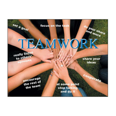 teamwork poster making