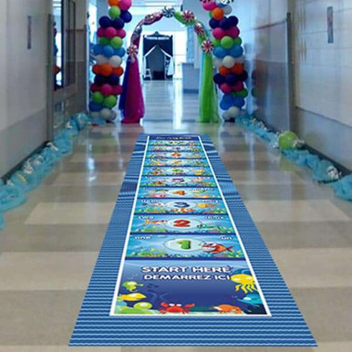 Fishy Number Line Floor Graphic | Geyer Instructional Products