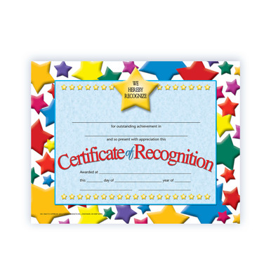 Certificate of Recognition - Pack of 30, Premium Quality | Geyer ...