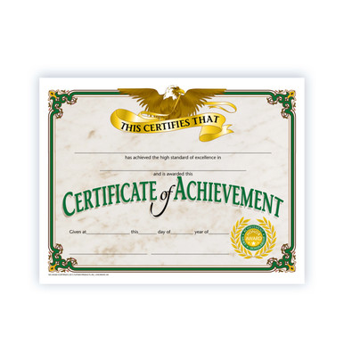 Certificate of Achievement, Pack of 30 - Celebrating Success | Geyer ...