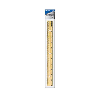 12" (30cm) Wooden Ruler 24 Packs - 224140 | Geyer Instructional Products