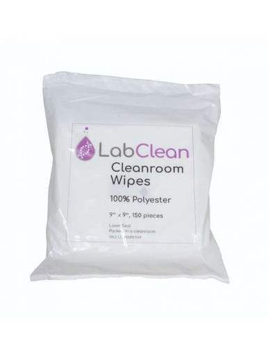 LabClean CLEANROOM WIPES, 100% POLYESTER, 9?«• x 9?«•, 150/PACK ...