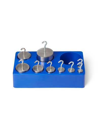 HOOKED WEIGHT SET OF 9, STAINLESS STEEL | Geyer Instructional Products