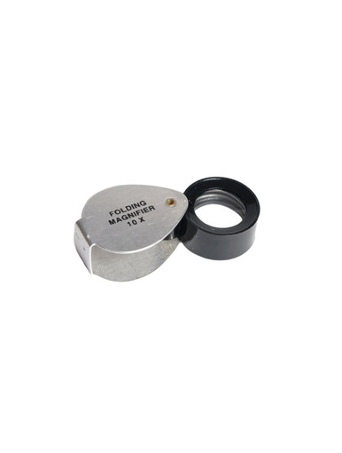 FOLDING MAGNIFIER IN ALUMINUM CASE, 10X | Geyer Instructional Products