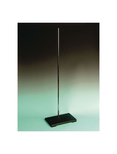 TWO-HOLE SUPPORT STAND W/ROD, STAMPED STEEL, 5" X 8" BASE WITH 20" ROD ...