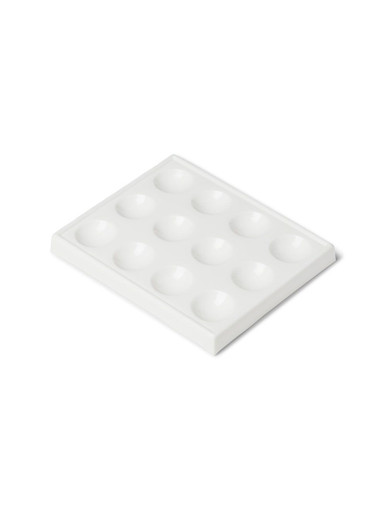 SPOT PLATE, 12 CAVITY, PLASTIC, PK/12 | Geyer Instructional Products