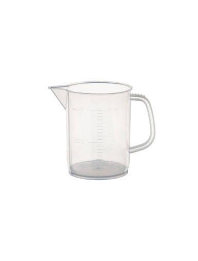 SET OF 5 SHORT FORM BEAKERS WITH HANDLE, PP | Geyer Instructional Products