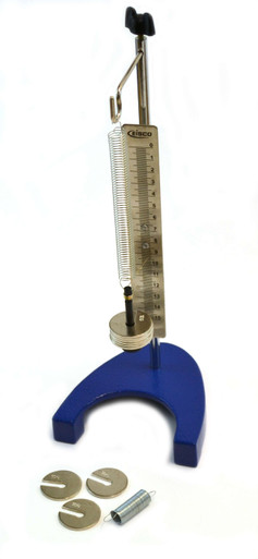 Hooke's Law Apparatus, Supplied w/ Weights. | Geyer Instructional Products