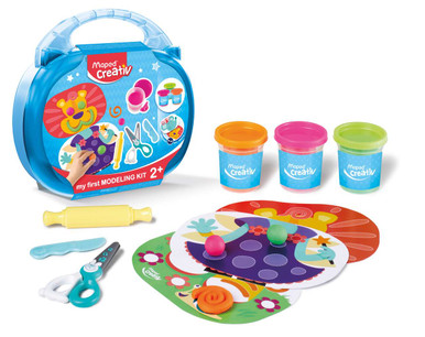 Creativ My First Modeling Dough 9 Piece Kit in Reusable Carrying Case ...