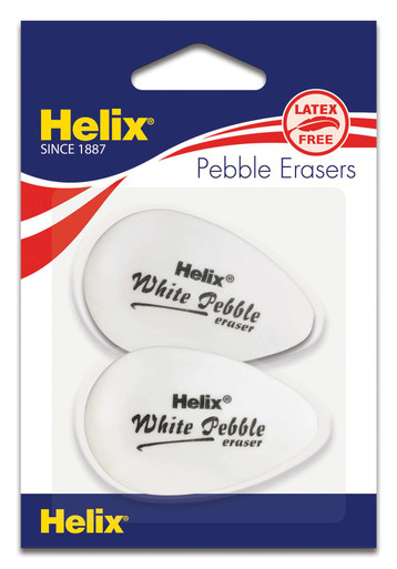 Ergonomic Hi-Polymer Pebble Erasers x2, 100 packs | Geyer Instructional ...