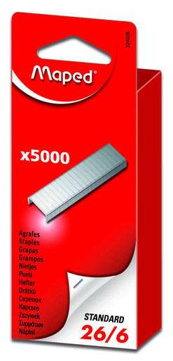 Premium Standard 26/6 Staples x5000, 72 boxes | Geyer Instructional ...