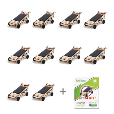 Solar Racer STEM Kit - Classroom Set (10 Pack) includes Educator Guide ...