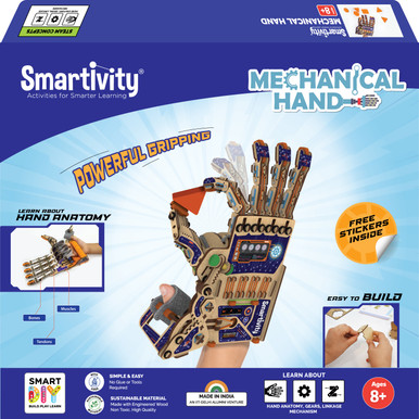 Robotic Mechanical Hand | Build-It-Yourself STEAM Toy | FREE Custom ...