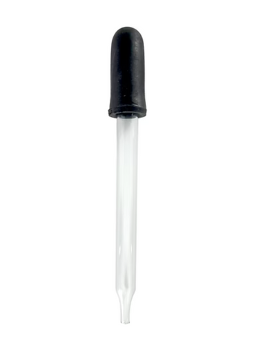Medicine Dropper with Straight Glass Pipette 3 inch length. Pack 12.