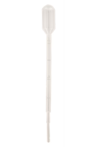 Disposable Transfer Pipettes, 3ml Capacity, Graduated 1ml by 1/4ml ...